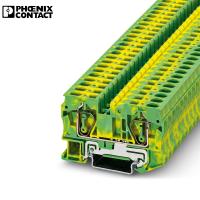 China Din Rail Ground Terminal Block with Spring-cage Connection 6 mm2 Rated Cross Section for Railway Industry for sale