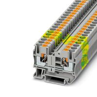 China Phoenix Contact 3211822 Protective Conductor Terminal Block with Push-in Connection and 0.5-10 mm2 Cross Section for Railway Industry for sale
