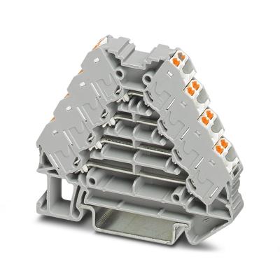 China PHOENIX 3270115 PTRV 4 /WH Terminal Block Marshalling Panel with Push-in Connection 250 V 10 A for sale