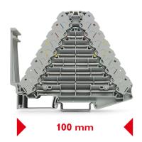 China PHOENIX Contact 250V 17.5A Terminal Block with Push-in Connection PTRVB 4-FI /BK Potential Distributor for sale