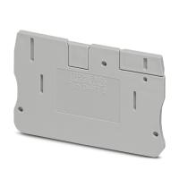 China Gray End cover D-PT 6 for PT 6 Feed Through Terminals with PA Material and V0 Flammability Rating for sale