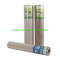 China Temporary Floor Protection Paper , Construction Floor Protection Cover for sale