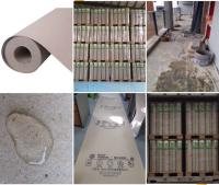 China Thick 0.71mm Anti Scratch 0.82*35m Temporary Protective Floor Covering for sale