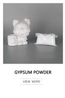 China High Purity Whiteness 90% Concrete Decorative Gypsum Plaster Powder for sale