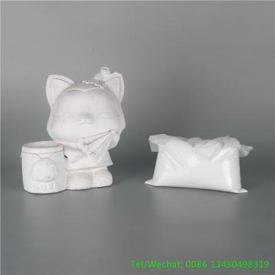 China Fireproof 90 High Whiteness Setting Time 22min Pure Gypsum Powder for sale