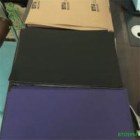China 110g Waterproof Embossed Uncoated Matte Black Cardboard Paper for sale