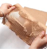 China FSC Width 100cm Honeycomb Kraft Wrapping Paper For Fragile Products Packing for sale