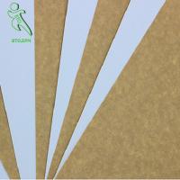 China Brown Back White Coated Moisture Proof Paper 135gms Min 350gms Max for sale