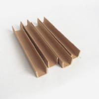 China L Shaped Reinforced Kraft Paperboard Corner Edge Protector Thickness 4mm for sale