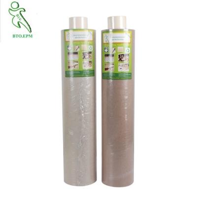 China Waterproof Floor Protection Paper Roll 0.9mm Tear Resistant for sale
