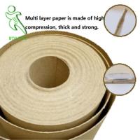 China Biodegradable Impermeable 500gms Construction Floor Protection Roll for sale