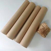 China Gift Decorative 80gsm Honeycomb Kraft Wrapping Paper for sale