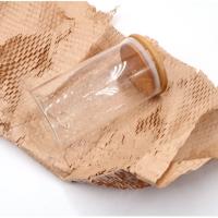 China Recycled Honeycomb Perforated Kraft Paper For Packaging Fragile Items for sale