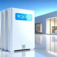 China Smart Household Energy Storage Battery with WiFi Connection and 2.56KWh Capacity for sale