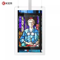 China High Quality Portable 32 43 49 55 Inch Double Side Hanging Digital Signage for sale
