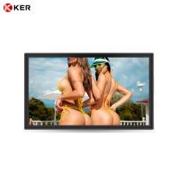 China Wall Mount 55 Inch Capacitive Touch Screen Indoor Building Hanging Lcd Digital Signage for sale