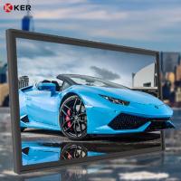 China Wall Mount 55 Inch Capacitive Touch Screen Indoor Building Hanging Lcd Digital Signage for sale