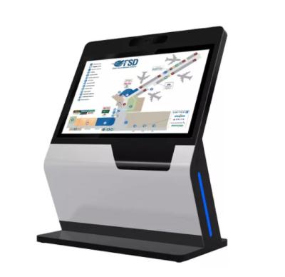 China 55 Inch Functional Smart Self Service Inquiry Kiosk Queue Management System Touch Payment Kiosk for sale