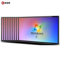 China Wall Mount 55 Inch Capacitive Touch Screen Indoor Building Hanging Lcd Digital Signage for sale