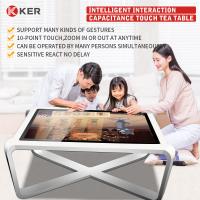 China Multifunction Interactive Touch Screen Coffee Table Multifunction Self Service Terminal Kiosk for sale