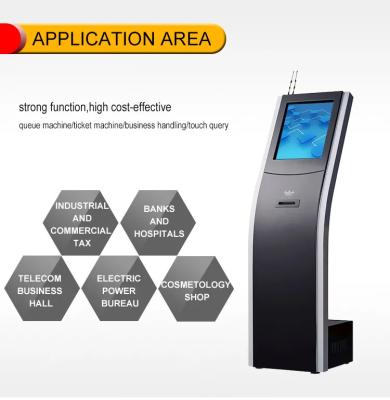 China Cheque Scanner Stand Floor Self Service Terminal Multifunction Self Service Terminal for sale