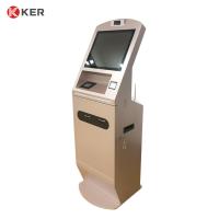 China Touch Screen Hotel Terminal Capacitive Self Service Kiosk for sale