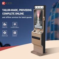 China Customize Ic Id Card Reader Card Issuer Qr Code Scanner Hotel Terminal Self Service Kiosk for sale