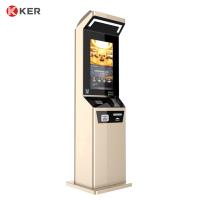 China Hotel Card Reader Self Service Check In And Check Out Terminal for sale