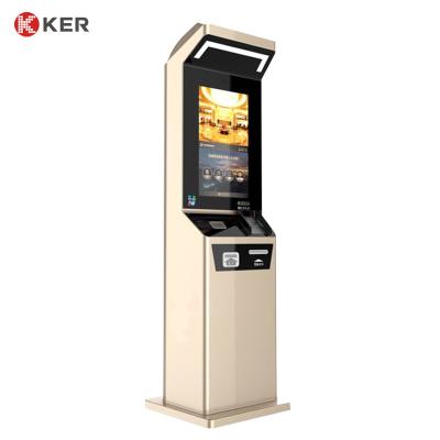 China Hotel Card Reader Self Service Check In And Check Out Terminal for sale