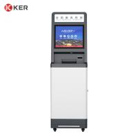 China 19 Inch Automatic Ticket A4 Document Printing Self Service Print Terminal Kiosk for sale