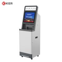 China 19 Inch Automatic Ticket A4 Document Printing Self Service Print Terminal Kiosk for sale