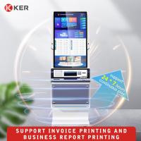 China Self-Service Kiosk Touch Screen Industrial Lcd Screen Ticket Multifunction Self Service Report Collect Terminal Kiosk for sale