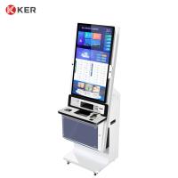 China Self-Service Kiosk Touch Screen Industrial Lcd Screen Ticket Multifunction Self Service Report Collect Terminal Kiosk for sale