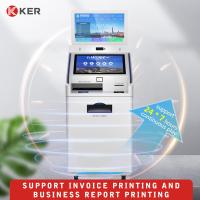 China Self Printing Scanner Pay Service Touch Screen Self Service Print Terminal Kiosk for sale