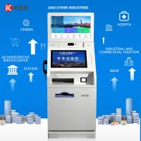 China OEM Customized Smart Touch Screen Health Multifunction Self Service Report Collect Terminal Kiosk for sale