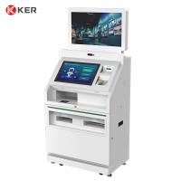 China Card Reader Dispenser All In One passport scanner touch screen self service print terminal Kiosk for sale