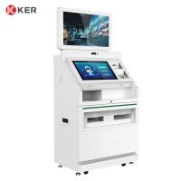 China Freestanding 21.5 inch android  touch screen kiosk self service report print terminal for sale
