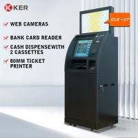 China Bill Deposit Self Service Terminal Machine Cash In Machine Floor Standing Multifunction Self Service Kiosk for sale