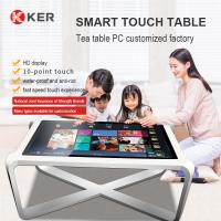 China Coffee Multi Touch 55 Inch Signage Interactive Touch Table for sale
