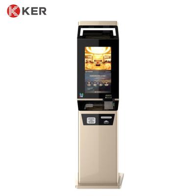 China Identity Authentication Touch 19 Inch Hotel Self Check In Machine for sale