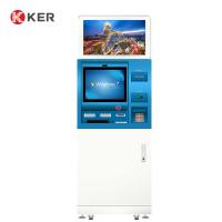 China Card Dispenser Capacitive 19 Inch Hospital Self Service Kiosk for sale