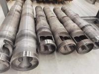 China Hardness Conical Screw Barrel Nitriding Process With 2-4mm Bimetallic Layer for sale