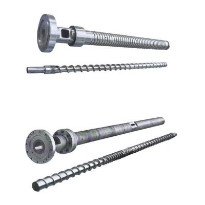 China PETG Single Screw Barrel Nitrided Bimetallic Screw For Extrusion Machine for sale