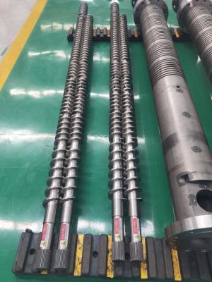 China Parallel Twin Screw and Barrel 45mm-220mm Ra 0.4μm-0.6μm Surface Roughness for sale