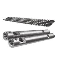 China Top-Notch Nitrided Coated Parallel Twin Extrusion Screws and Barrels with HRC58-62 Hardness for sale