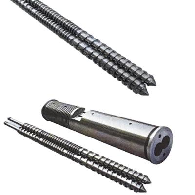 China Parallel Twin Screw and Barrel 45-220mm 0-600rpm 3kw Cooling for sale