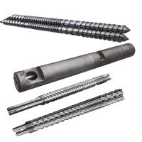 China Conical Twin Screw and Barrel 70mm-220mm with 0.03-0.08mm Chrome Plating for sale