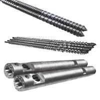 China Parallel Twin Screw and Barrel 0-600rpm HV950-1100 Ra0.4um for sale