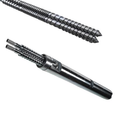 China Parallel Twin Screw Barrel 0-600rpm with 3-5 Cooling Zones for sale