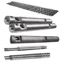 China Conical Twin Screw and Barrel 1000kg/h Output for Plastic Extrusion for sale